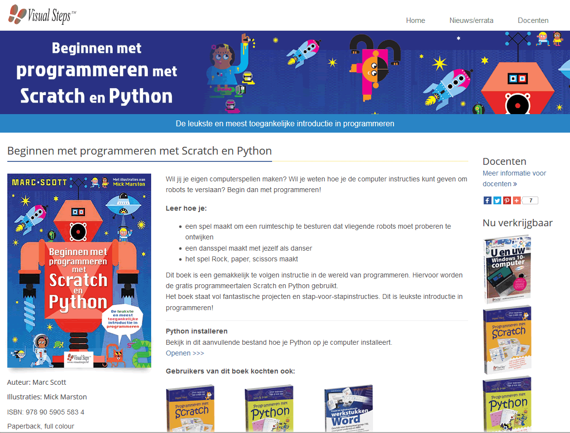 Beginnen met programmeren met Scratch en Python
