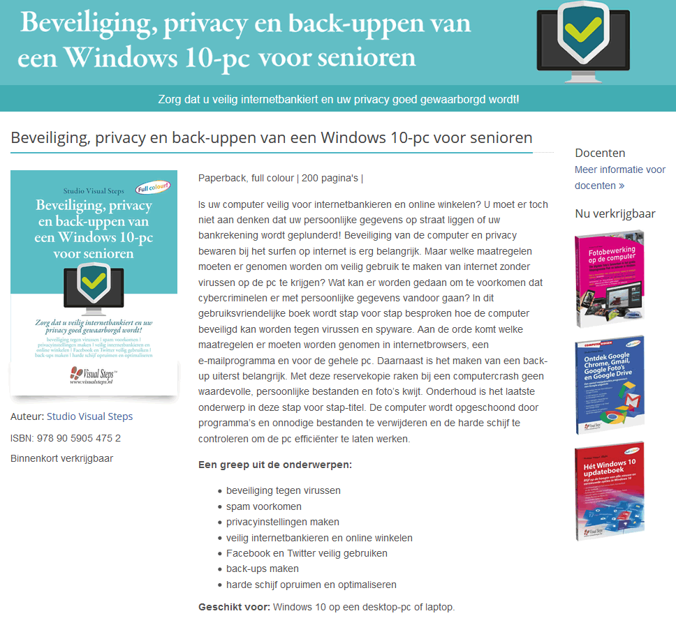 Beveiliging, privacy en back-uppen van een Windows 10-pc of laptop